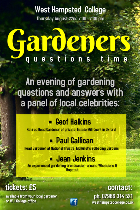 Gardeners Poster Template | PosterMyWall