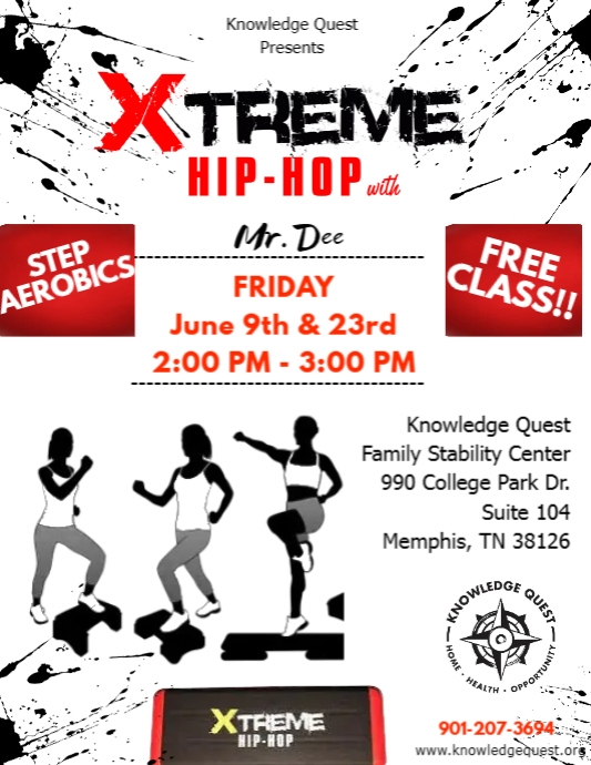 StepAerobics Classes Flyer | PosterMyWall