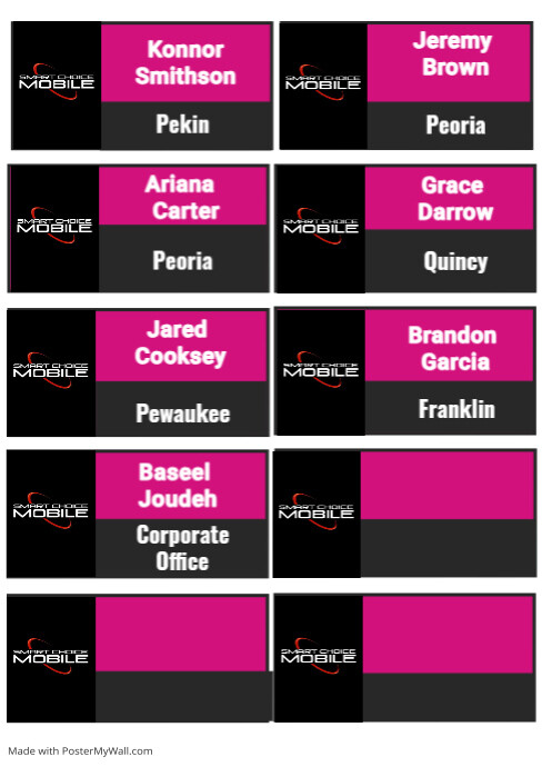 Nurses Name Tags | PosterMyWall