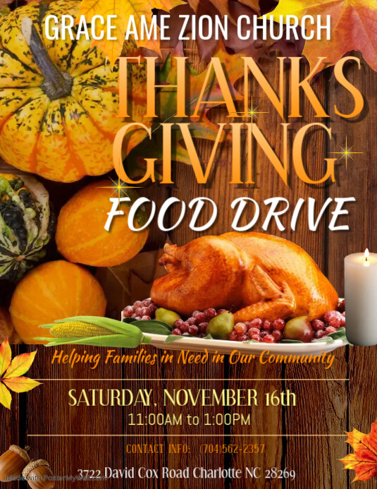 Copy of THANKSGIVING DINNER | PosterMyWall