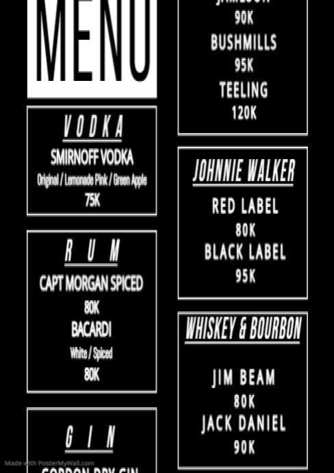 Food & Beverage Food Menu Template | PosterMyWall