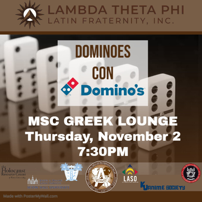 Domino Flyer Template | PosterMyWall