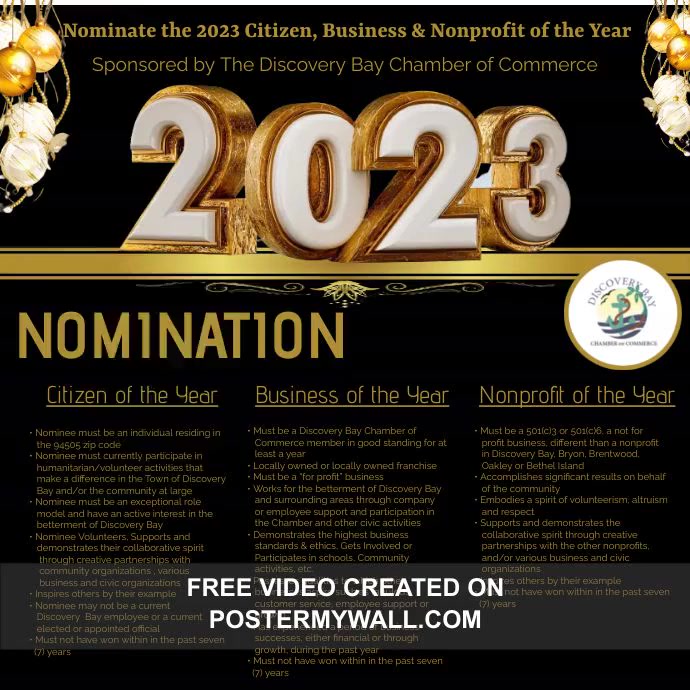 Copy of award nomination instagram video post | PosterMyWall