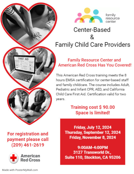 CPR & First Aid Training Center Flyer | PosterMyWall