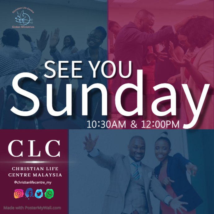 Copy of Copy of CHURCH SUNDAY SERVICE ANNOUNCEMENT TEMPLATE | PosterMyWall