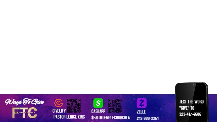 lower thirds ways to give | PosterMyWall