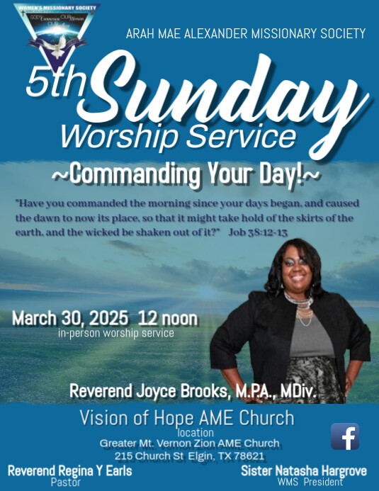 WMS 5TH SUNDAYS | PosterMyWall