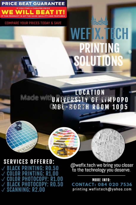 Copy of Printing Company Flyer Design Template | PosterMyWall