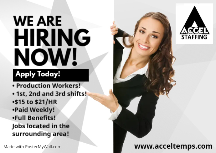 We Are Hiring Postcard | PosterMyWall