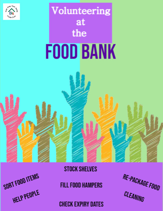 Volunteer Food Bank | PosterMyWall