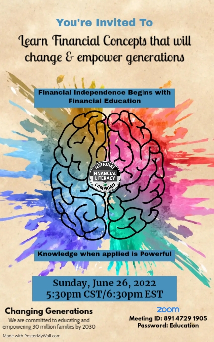 Financial Education Event | PosterMyWall
