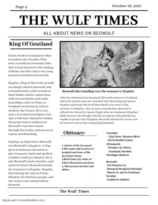 Copy of Copy of Copy of Conventional Newspaper Layout | PosterMyWall