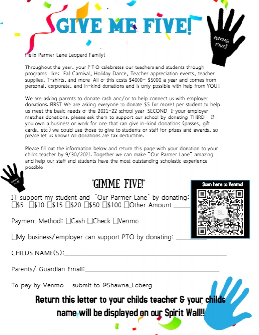 Copy of gimme 5 english final | PosterMyWall