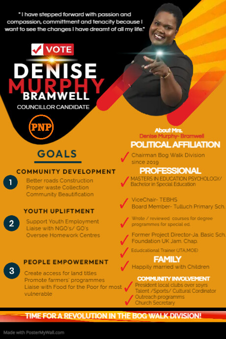 Election Campaign Poster Design Template | PosterMyWall