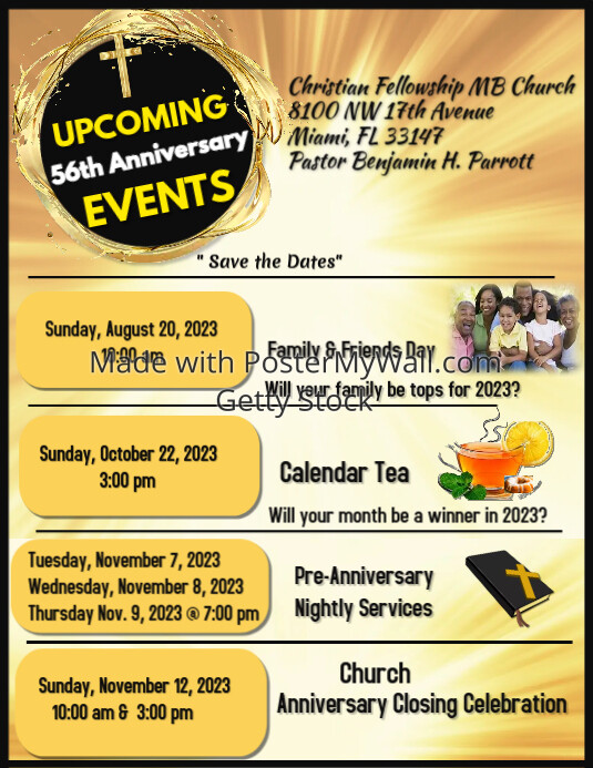 Upcoming Events | PosterMyWall