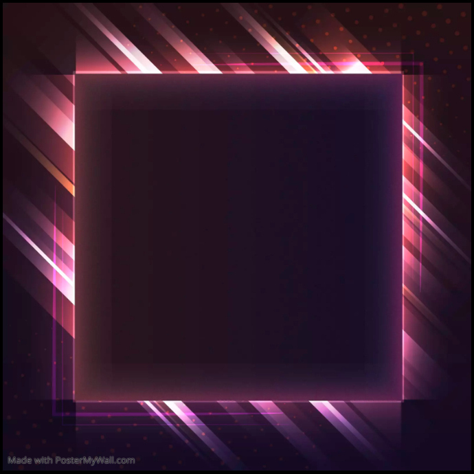 Copy of Vector led light effect frame template | PosterMyWall