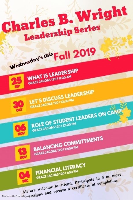 Copy of Spring Event Schedule Poster Template | PosterMyWall