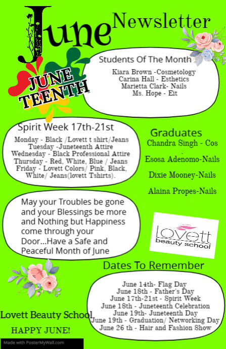 June, Newsletter | PosterMyWall