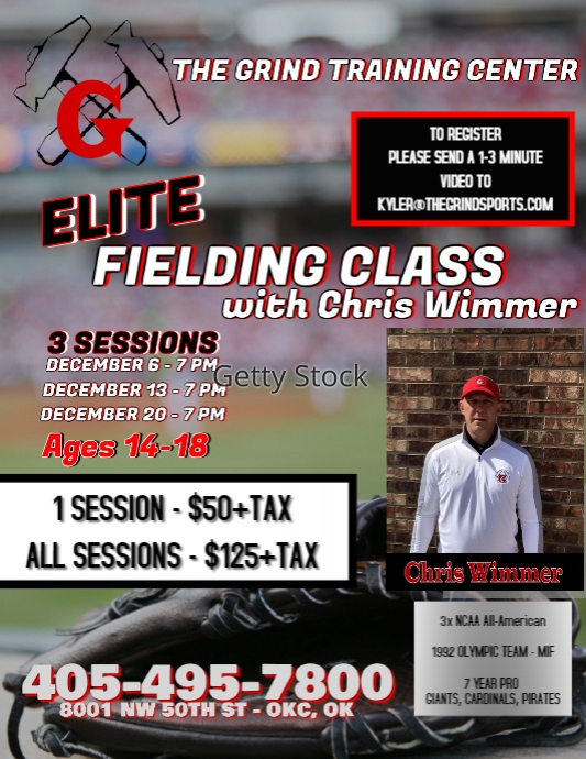 Copy of CW - ELITE FIELDING CLASS | PosterMyWall