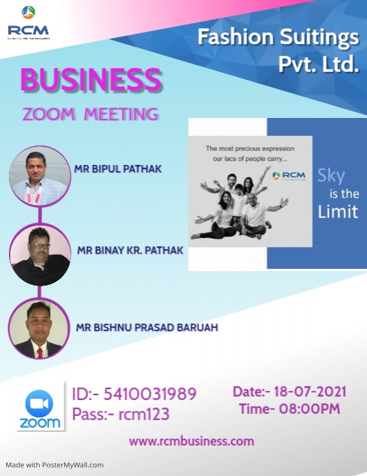 Copy of Copy of Zoom Business Conference Flyer | PosterMyWall
