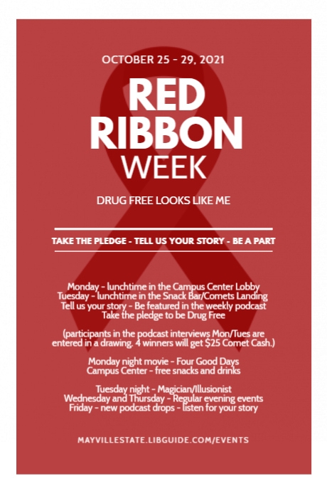 Copy of Copy of Red Ribbon week Flyer Design Template | PosterMyWall