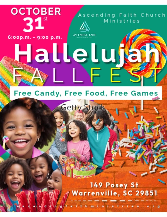 Halloween, Hallelujah Night, Fall Fest | PosterMyWall