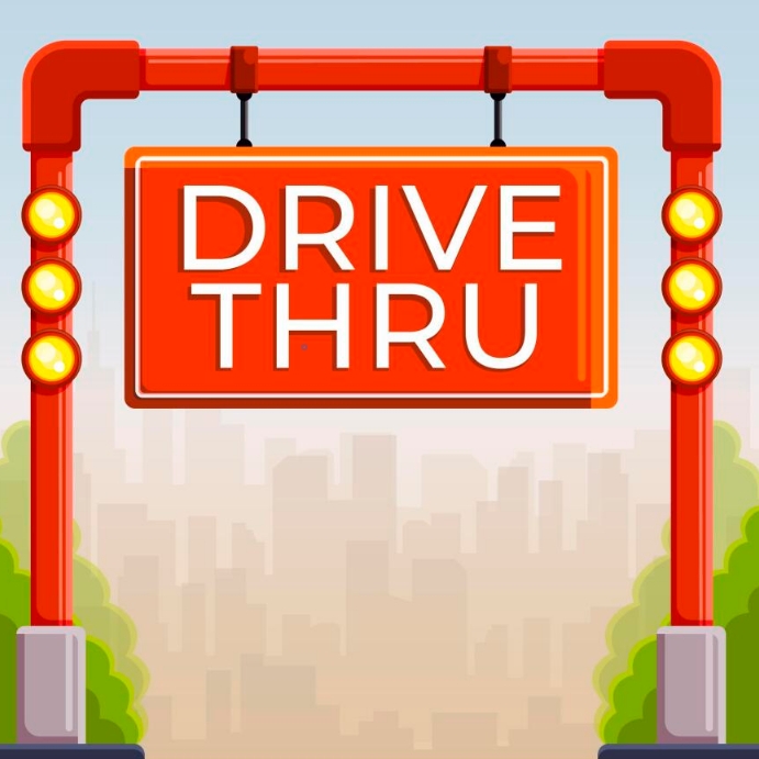 24hours drive thru poster design template (1) | PosterMyWall