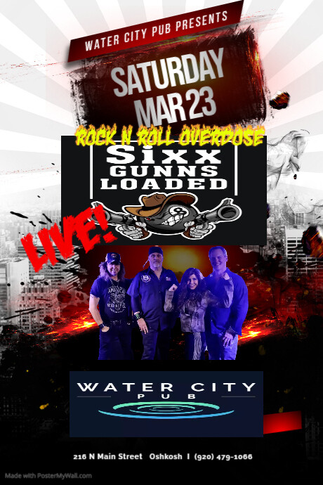 Copy of Water City Pub 3-23-24 | PosterMyWall