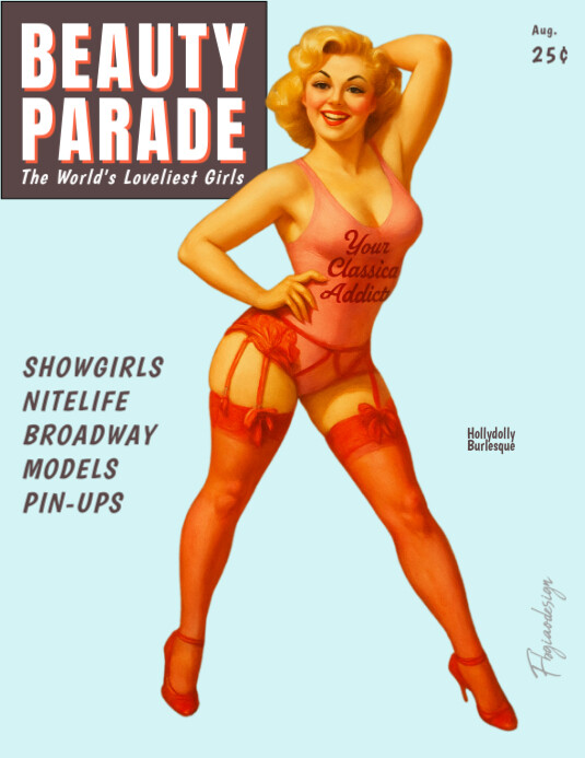 Plantilla de 250809 Beauty Parade magazine cover | PosterMyWall