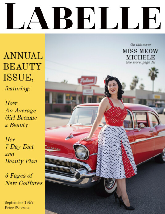 250906 La elle magazine cover Template | PosterMyWall