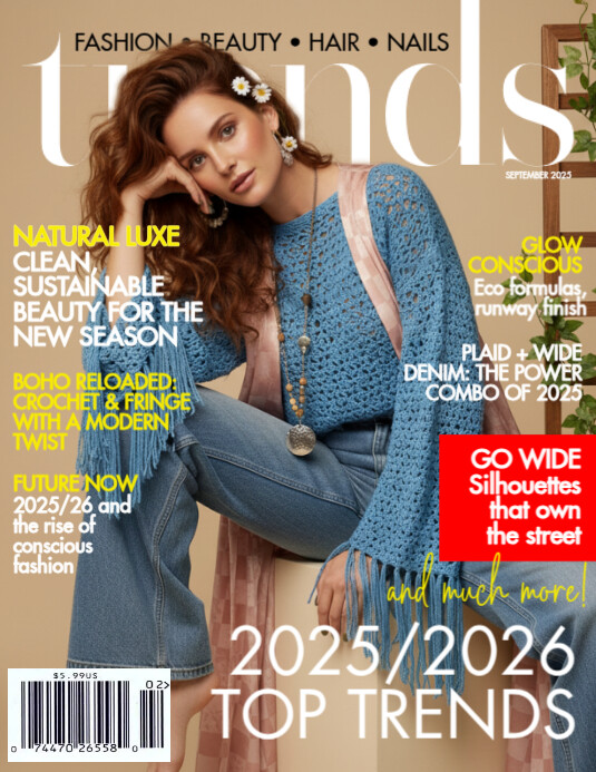 250925 Trends magazine cover Template | PosterMyWall