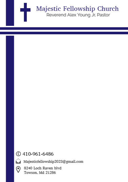 Church Letterhead Template | PosterMyWall