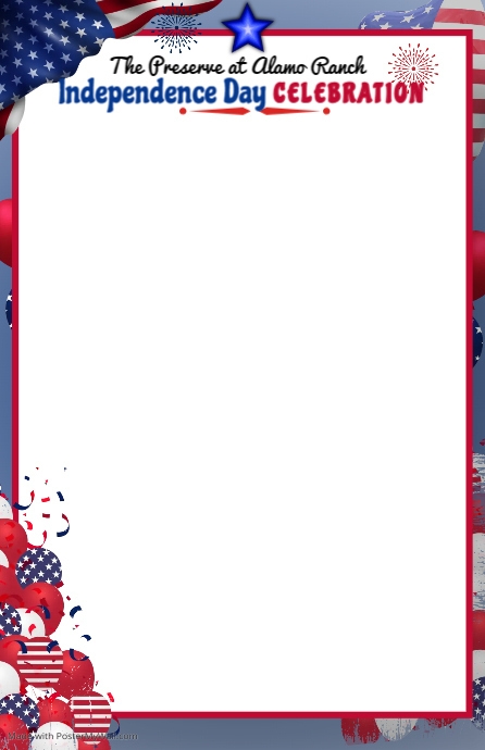 4th of July Blank canvas | PosterMyWall