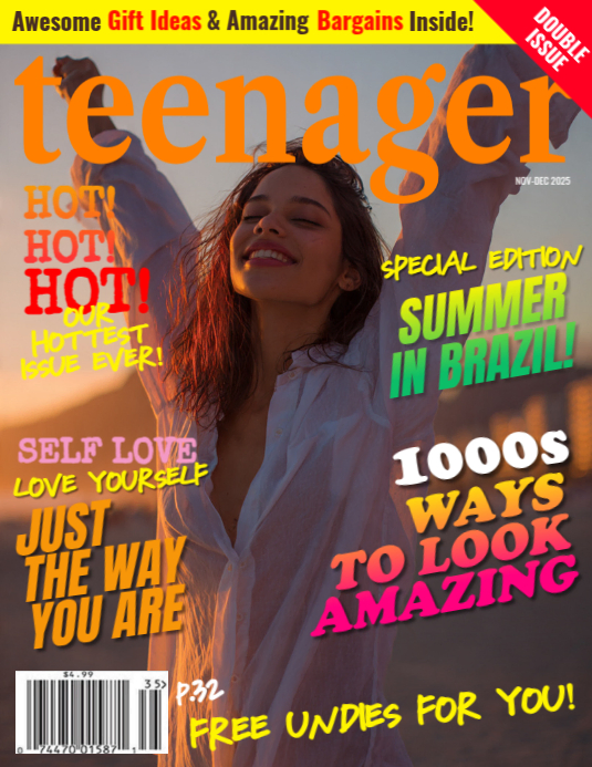 251103 Teenager magazine cover Template | PosterMyWall
