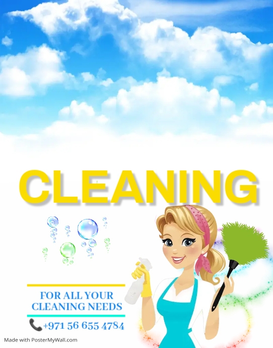 Copy of Copy of Spring Cleaning Service | PosterMyWall