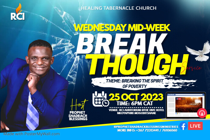 Copy of Breakthrough | PosterMyWall