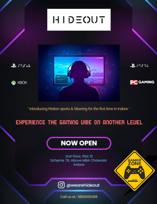 Copy of gaming template | PosterMyWall