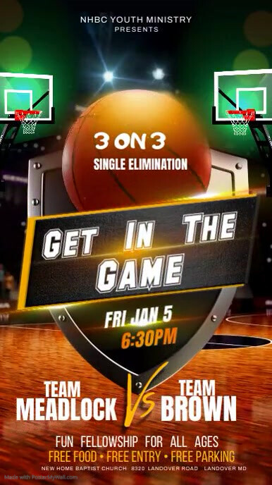 Copy of NHBC GET IN THE GAME | PosterMyWall