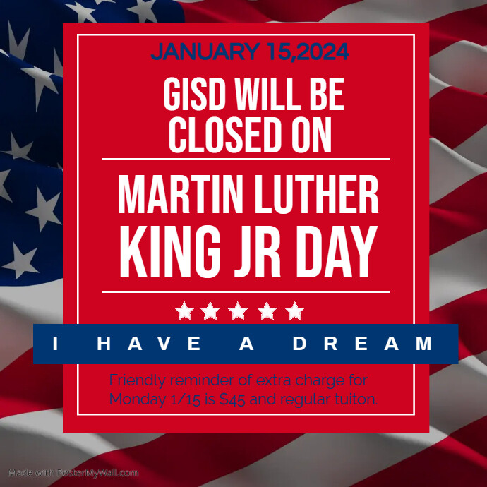 Martin Luther King Jr Day Instagram Post. | PosterMyWall