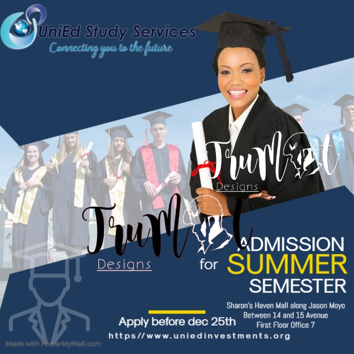 University Admission Banner | PosterMyWall