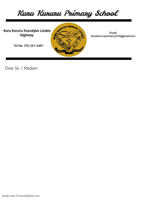 School Letterhead | PosterMyWall