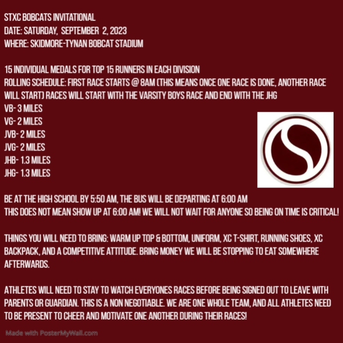 State Cross Country | PosterMyWall