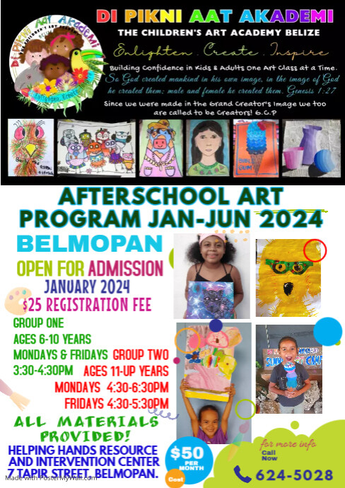 Kids Art School Flyer | PosterMyWall