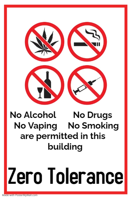 Zero Tolerance | PosterMyWall