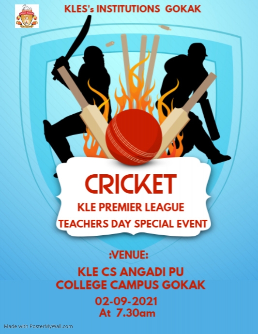Copy of Copy of Cricket Flyer Template | PosterMyWall