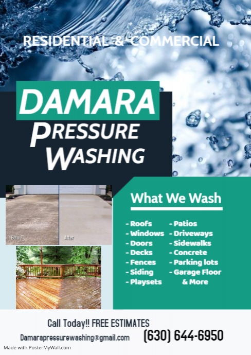 Copy of Pressure Washing Flyer | PosterMyWall