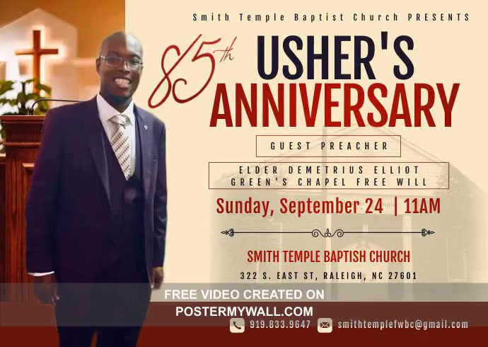 85th Usher Anniv 2 | PosterMyWall