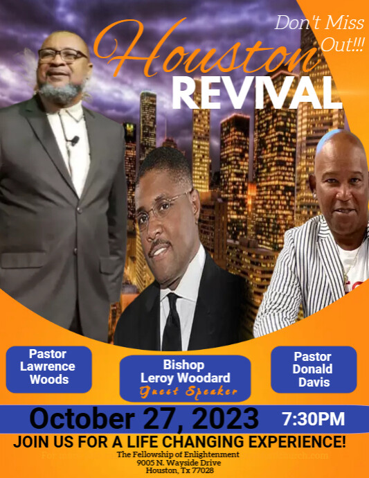 Copy of Houston Revival.2023 | PosterMyWall
