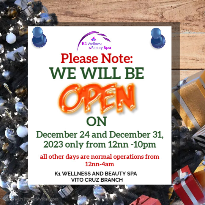 Christmas Day Closed Social Media Post | PosterMyWall