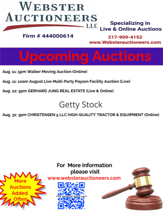 Upcoming Live Auctions | PosterMyWall